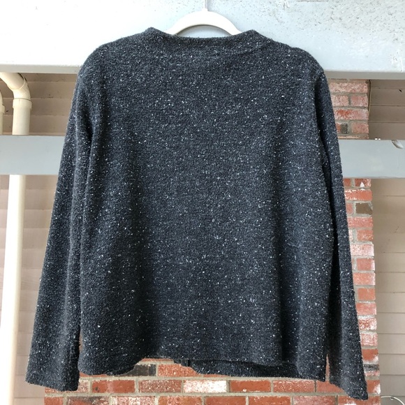 Cathy Daniels | Sweaters | Cathy Daniels Black Marled Fullzip Sweater ...